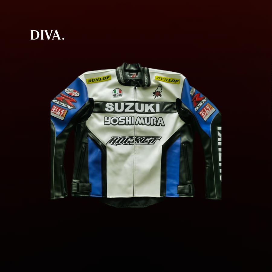 Suzuki Leather Jacket · DIVA STORE